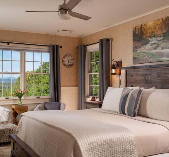 Inn at Brierley Hill in Lexington, Virginia - Eagles View Room